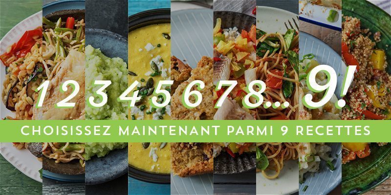9 recettes HelloFresh