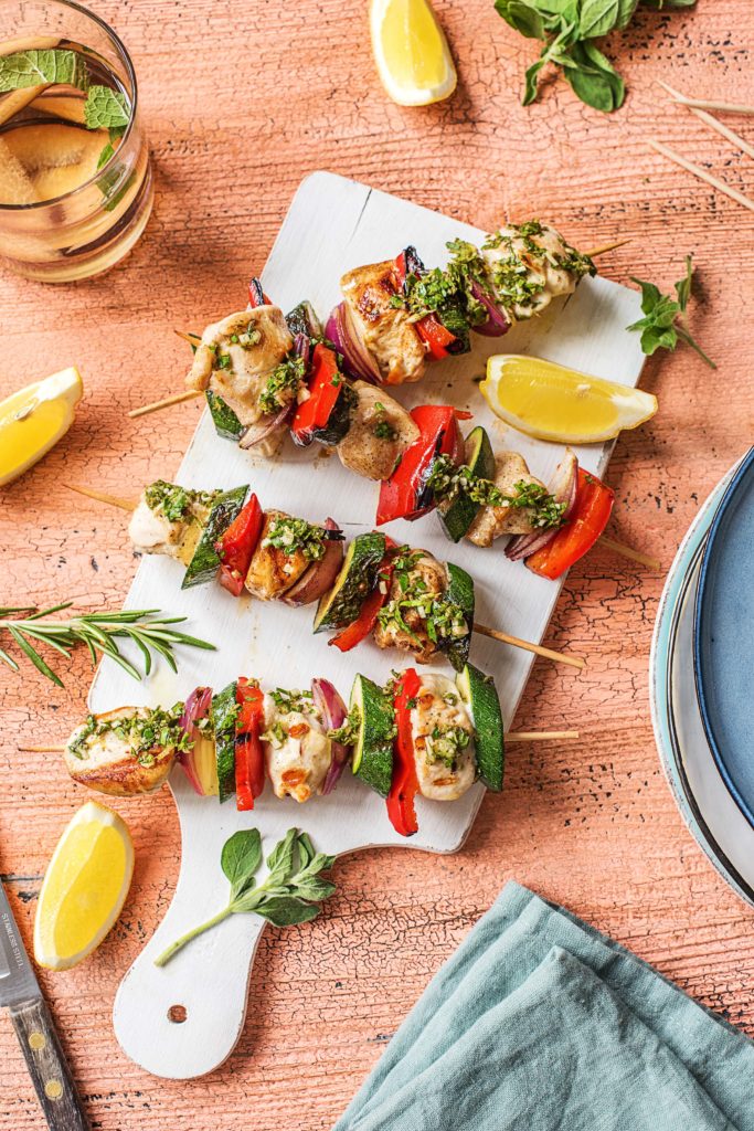 4 brochettes de barbecue